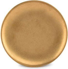 Dezertní kovový talíř ve zlaté barvě ø 17 cm Serve – BonBistro