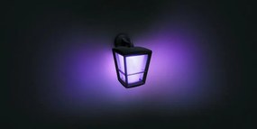 PH 17440/30/P7 Hue LED White and Color Ambiance Venkovní nástěnné svítidlo Philips Econic 17440/30/P7 černé 2200K-6500K RGB - PHILIPS HUE (915005732301)