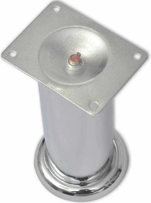 Kulaté nohy na pohovku 8 ks chrom 180 mm 279099