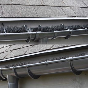 Kartáč do okapu Wiltec – 12 m, 12 cm, černá (51314)