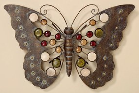 Nástěnná dekorace Motýl, 43 cm