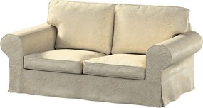 Potah na pohovku IKEA Ektorp 2-místná rozkládací NOVÝ MODEL 2012 barva béžová látka lesklé, pletený vzor, vzorované