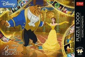 Trefl - Puzzle - Premium Plus Iconic Moments: Kráska a zvíře / 1000 dí
