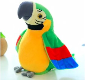 Plyšový mluvící papoušek Barvy: zeleno-žlutá