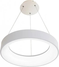 Ecolite Bílé závěsné LED svítidlo kulaté 40W s DO WMKL02R-40W/LED-BI