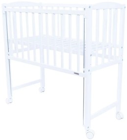 Dětská přístavná postýlka New Baby MATEO 90x40 cm bílá