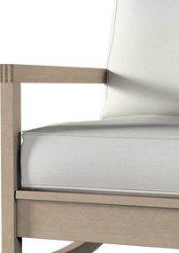 Potah na křeslo IKEA Lillberg barva šedá látka lesklé, pletený vzor, sametová