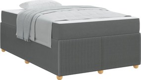 Rám postele Tmavě šedá 120 x 190 cm textil 3398367