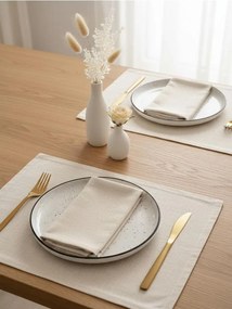 Sinsay - Sada talířů s jemným skvrnitým vzorem – 2-pack - bílá