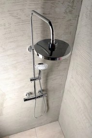 Aqualine, LIGA sprchový sloup s termostatickou baterií, chrom, SL533