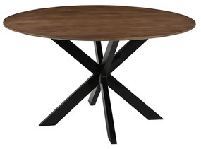 LABEL51 Jídelní stůl OTIS hnědý ⌀140 cm