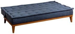 Atelier del Sofa 3-místná pohovka Fuoco - Dark Blue, Tmavá Modrá