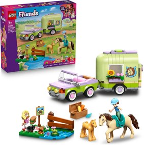 Lego® friends 42695 přívěs s koněm a hříbětem 5702018033265