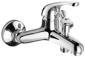 Mereo Lila vanová nástěnná baterie 150 mm bez příslušenství mosaz chrom CBEE90103