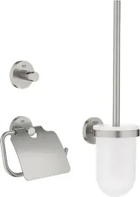 Grohe QuickFix Start - Set doplňků pro toaletu 3 v 1 supersteel