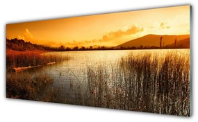 Plexisklo-obraz Jezero Krajina Západ 125x50 cm
