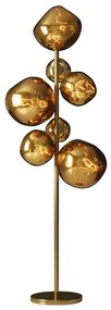 Designová stojanová lampa Hanzila 168 cm zlatá