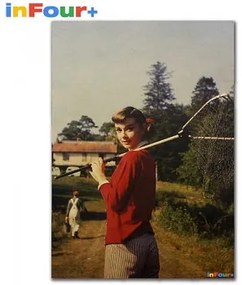 Plakát Audrey Hepburn 51,5x36cm Vintage č.1