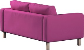 Potah na pohovku IKEA  Karlstad 2-místná, nerozkládací, krátký barva růžová látka pletený vzor