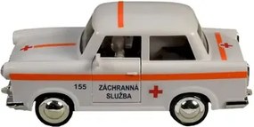 MaDe 98528 - Auto ambulance retro na setrvačník 6 x 17 x 8 cm