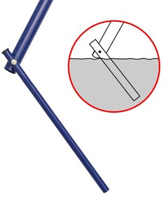 vidaXL Marketos Sada houpaček se skluzavkou a 3 sedátky oranžová