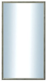 DANTIK - Zarámované zrcadlo - rozměr s rámem cca 50x90 cm z lišty Y-ka černá linka (3125)
