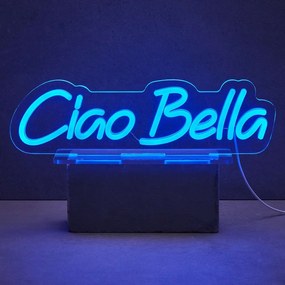 Butlers NEON VIBES LED Neonové světlo s USB "Ciao Bella"