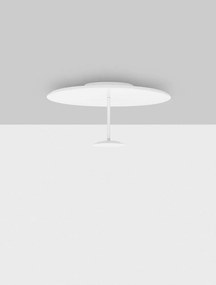 Matně bílé ocelové LED stmívatelné stropní svítidlo Nima – Nova Luce