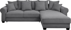 XXXLutz ROHOVÁ SEDAČKA, textil, tmavě šedá MID.YOU - Sedací soupravy - 002220047317