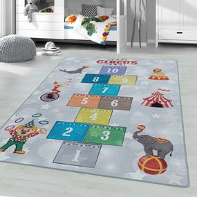 Ayyildiz, Dětský kusový koberec Play 2909 grey, 120x170, vícebarevná, dětský pokoj