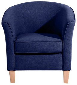 Tmavě modré křeslo Max Winzer Livia Dark Blue