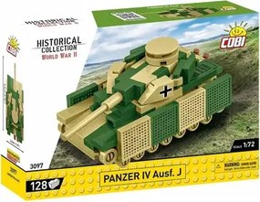 COBI 3097 II WW Panzer IV Ausf J / 128 kostek / 1:72 / od 6 let