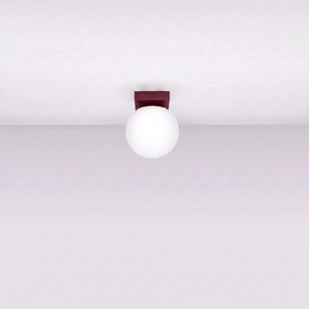 Sollux Lighting Stropní svítidlo YOLI 1 bordó