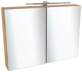 Comodo Zrcadlová skříňka Ideal OW 80 ZS LED-CR s osvětlením Any LED 50 CR, chrom