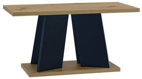 Konferenční stolek Josiah, Barva: černý lesk / beton