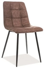 Jídelní židle Lily (hnědá + černá). 1050422