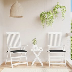 vidaXL Podušky na zahradní židli 2 ks 40x40x3 cm látka oxford [361029] Barva: Modrá