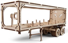 Ugears 3D dřevěné mechanické puzzle Návěs pro tahač Heavy Boy