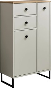 XXXLutz MIDI SKŘÍŇKA, barvy dubu, kašmírová, 60/106/32 cm Venda - Koupelnové série - 001279035903