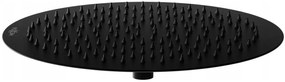 Mexen KAI, podomítkové rameno 40cm + sprchová hlavice 30cm, černá, 79230-70 + 79211-70