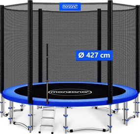 Monzana Trampolína Ø427cm včetně ochranné sítě TÜV SÜD GS