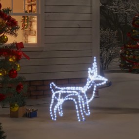 Vánoční sob se studenými bílými LED 60 x 30 x 60 cm - Default Title