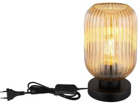 Globo 15469TA - Stolní lampa NORMY 1xE27/40W/230V hnědá