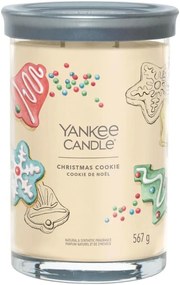 Yankee Candle vonná svíčka Signature Tumbler ve skle velká Christmas Cookie 567g