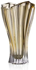 Aurum Crystal váza Plantica amber 320 mm