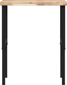 Pracovní stůl 80 x 60 x (73–99,5) cm masivní akácie obdélníkový 3309690