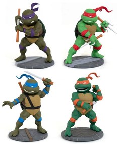 Teenage mutant ninja turtles d-formz - 4-pack sdcc 2023 exclusive - figurky