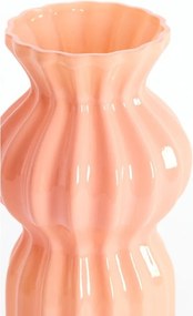Růžová skleněná váza (výška 28 cm) Terento – Light &amp; Living