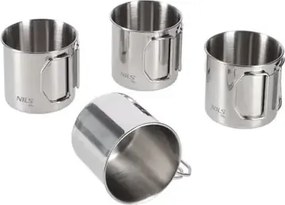 NILS Camp NC1762 / Kempingová sada 4 hrnků / 300 ml