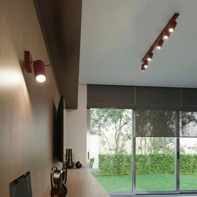 Sollux Lighting Stropní svítidlo RING 3 bordó
